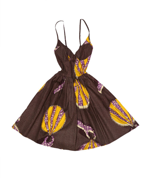 Angeline in Brown & Yellow Spraypaint – Royal Jelly Harlem